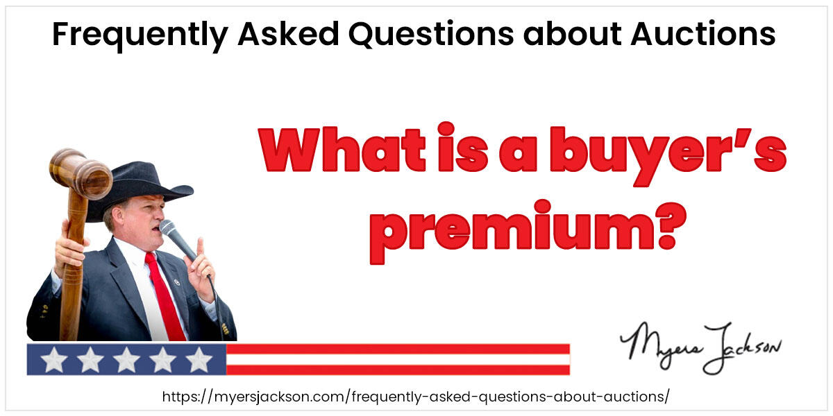 What is a buyer’s premium?