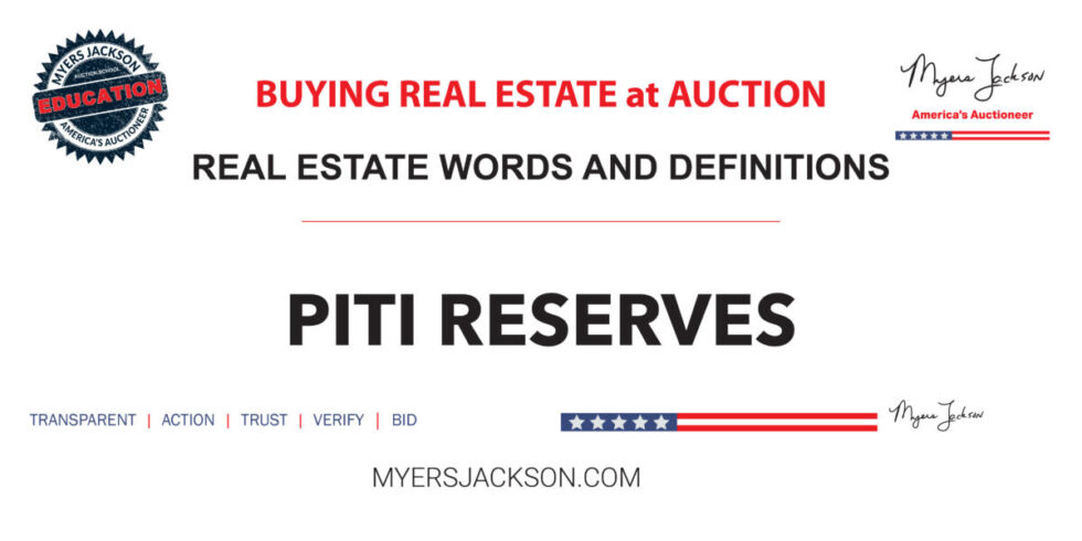 PITI Reserves