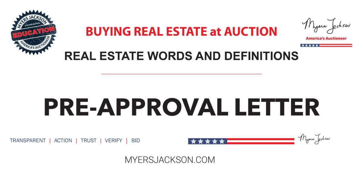Pre-Approval Letter